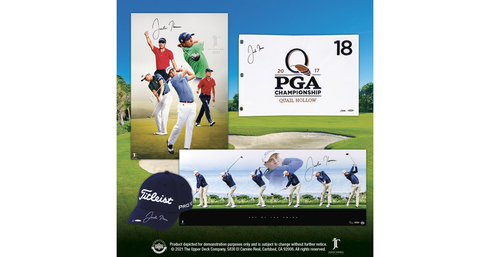Upper Deck Releases Never-Before-Seen Autographed Justin Thomas Memorabilia