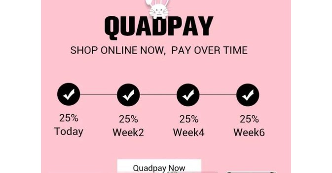 Jurllyshe Has Supported Quadpay as a Payment Method: Buy Now, Pay Later ...