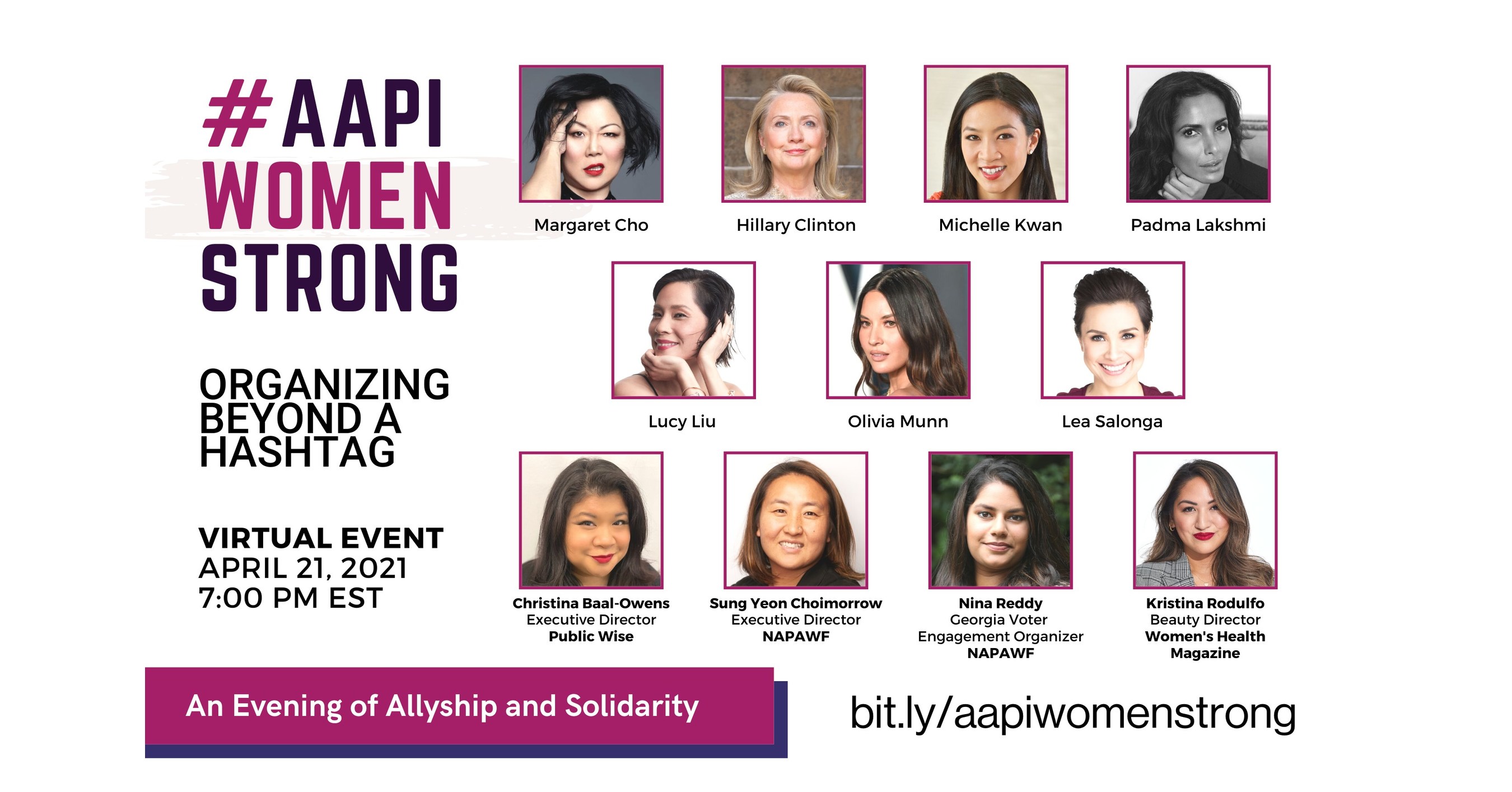 A Star-Studded And Influential Line-Up Of AAPI Women And Allies Come ...