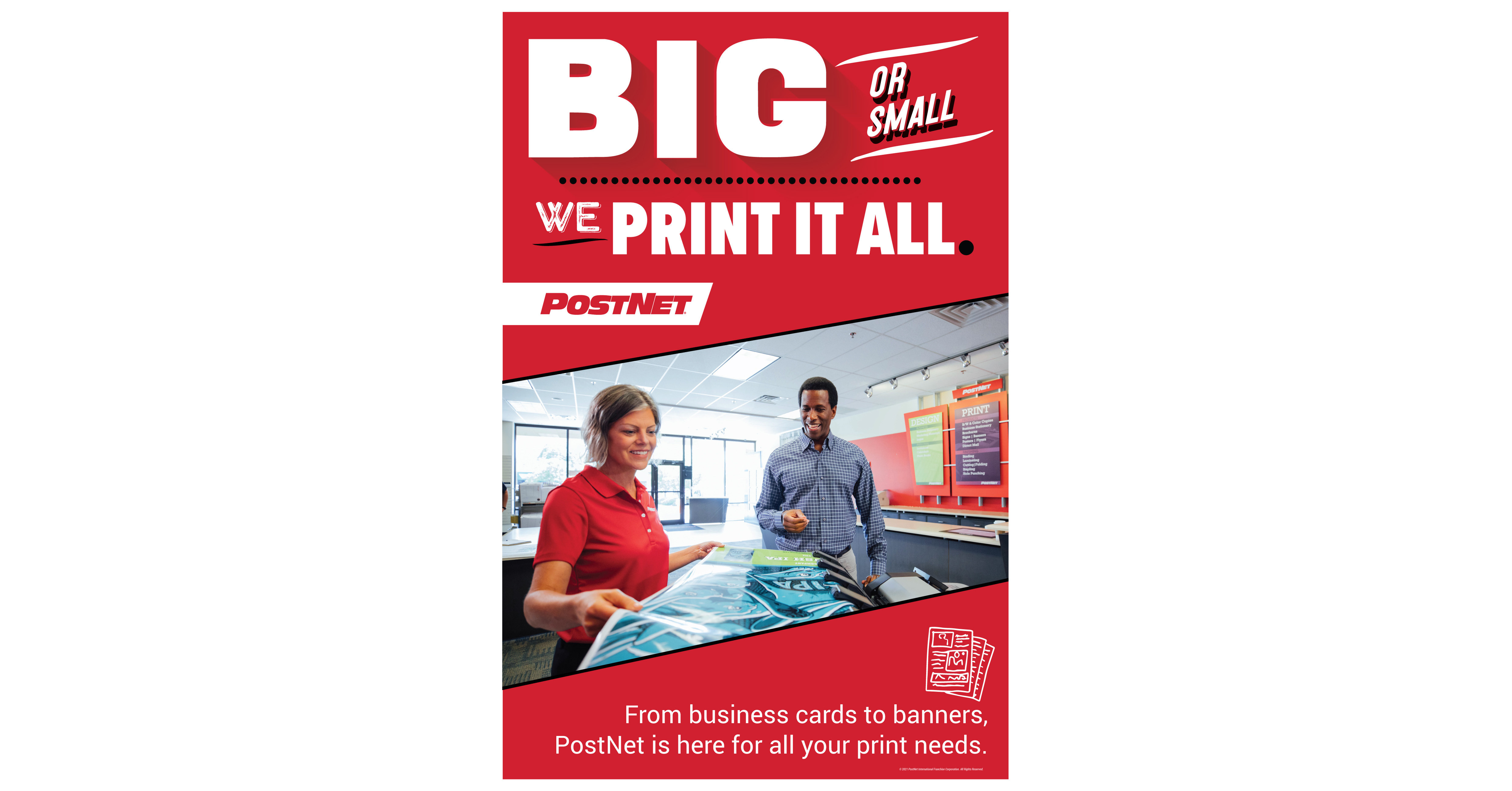 PostNet helps businesses grow through high-quality printed materials