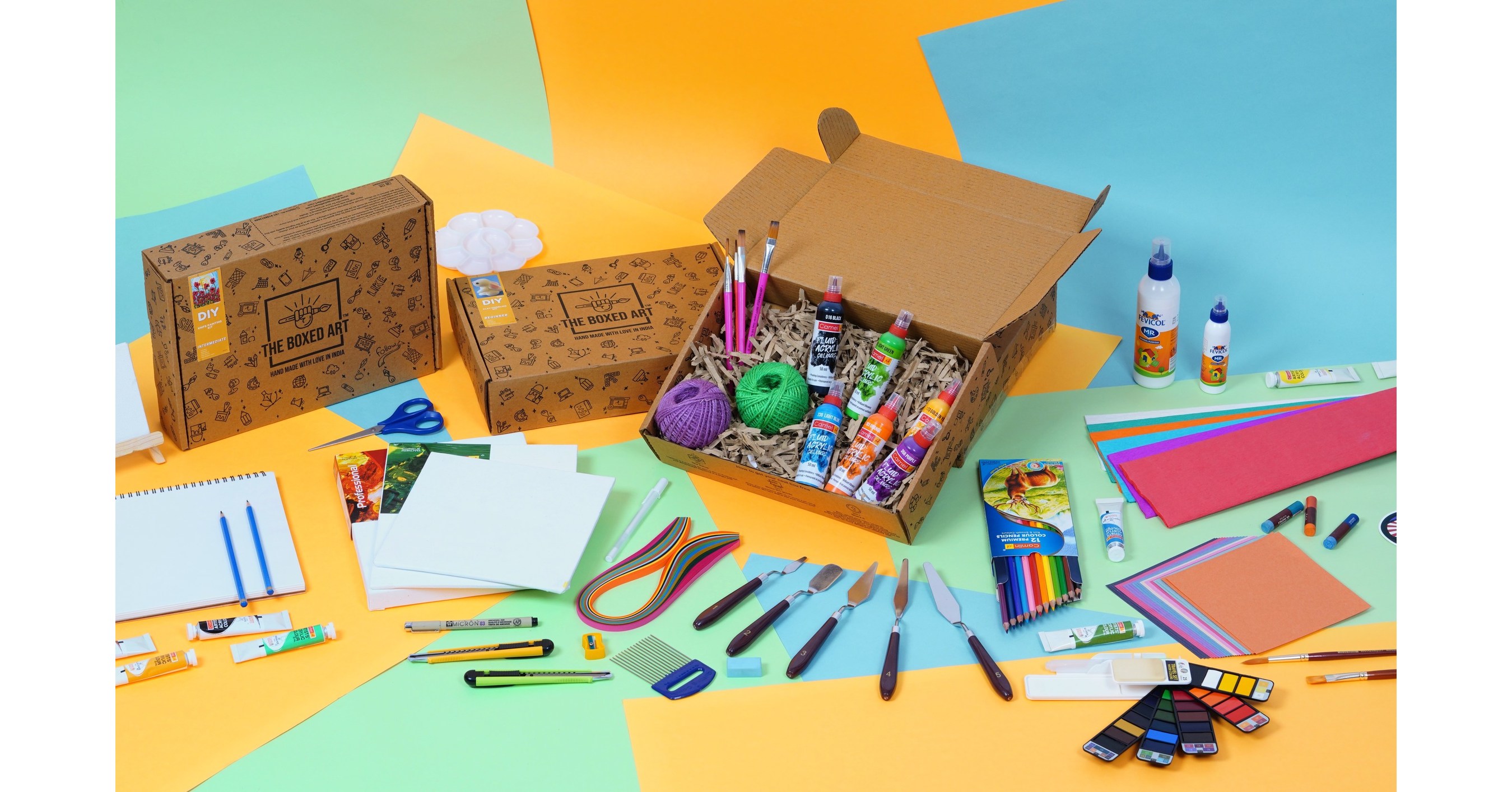 The Boxed Art - Learn art from home with new subscription-based service