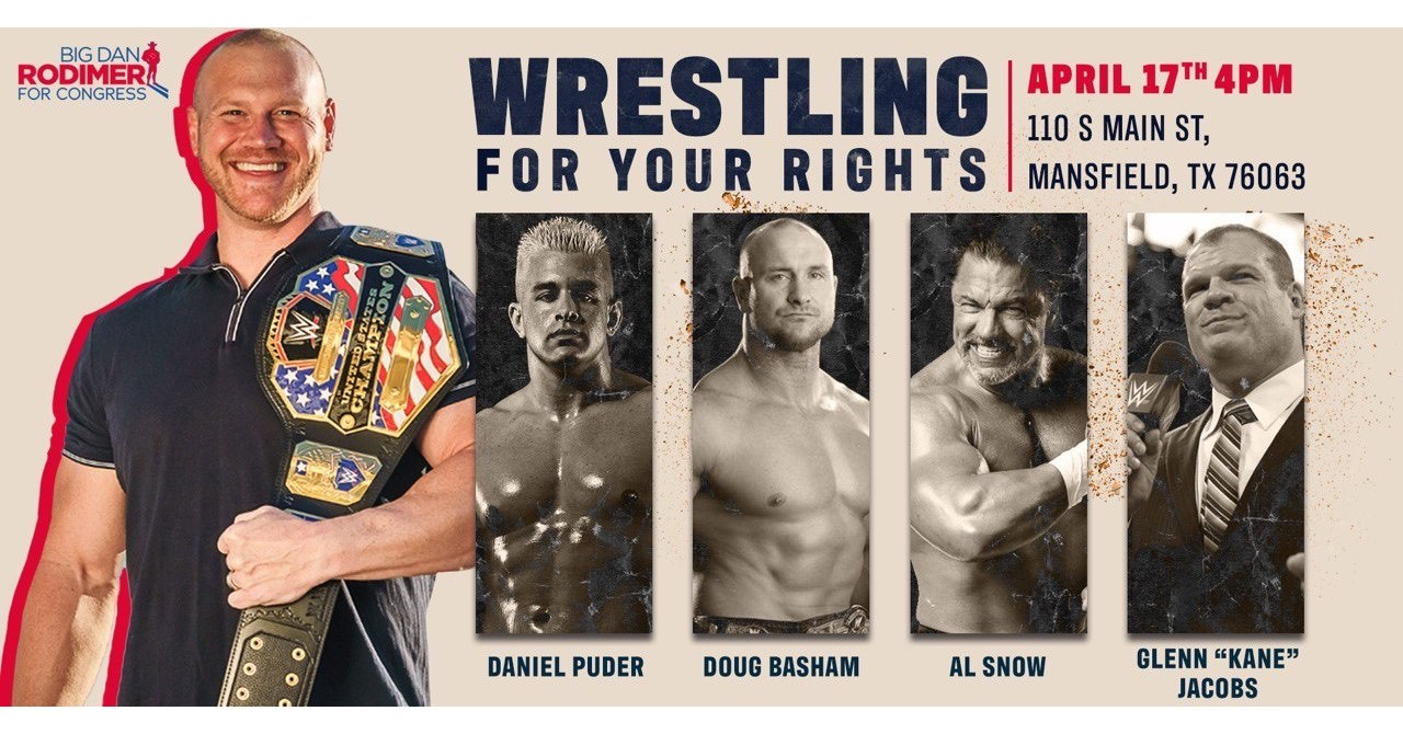 Dan Rodimer Holding "Wrestle for Your Rights" Saturday, Free WWE-Themed ...