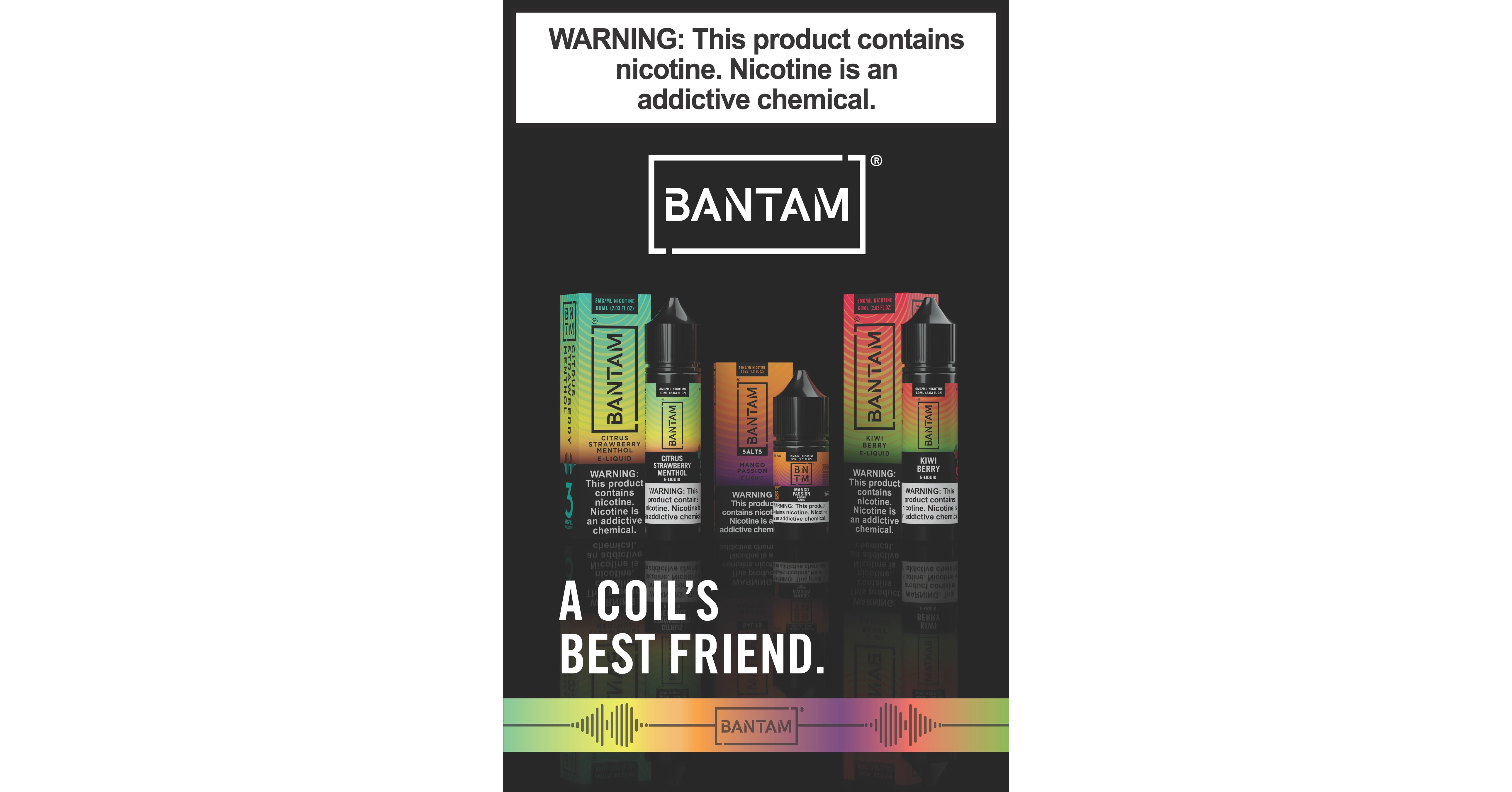 Bantam Vape Now Available through AVAIL Vapor, LLC
