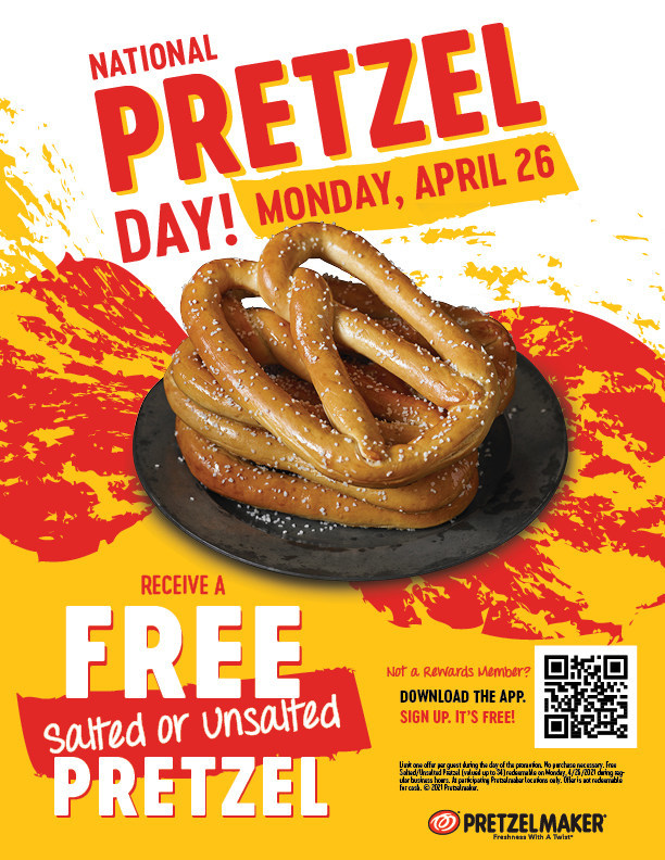 Getting Back to Normal with National Pretzel Day 2021! Pretzelmaker® is ...