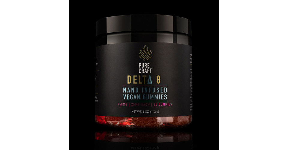 Pure Craft CBD Launches Vegan, Nano-Infused Delta-8 THC Gummies