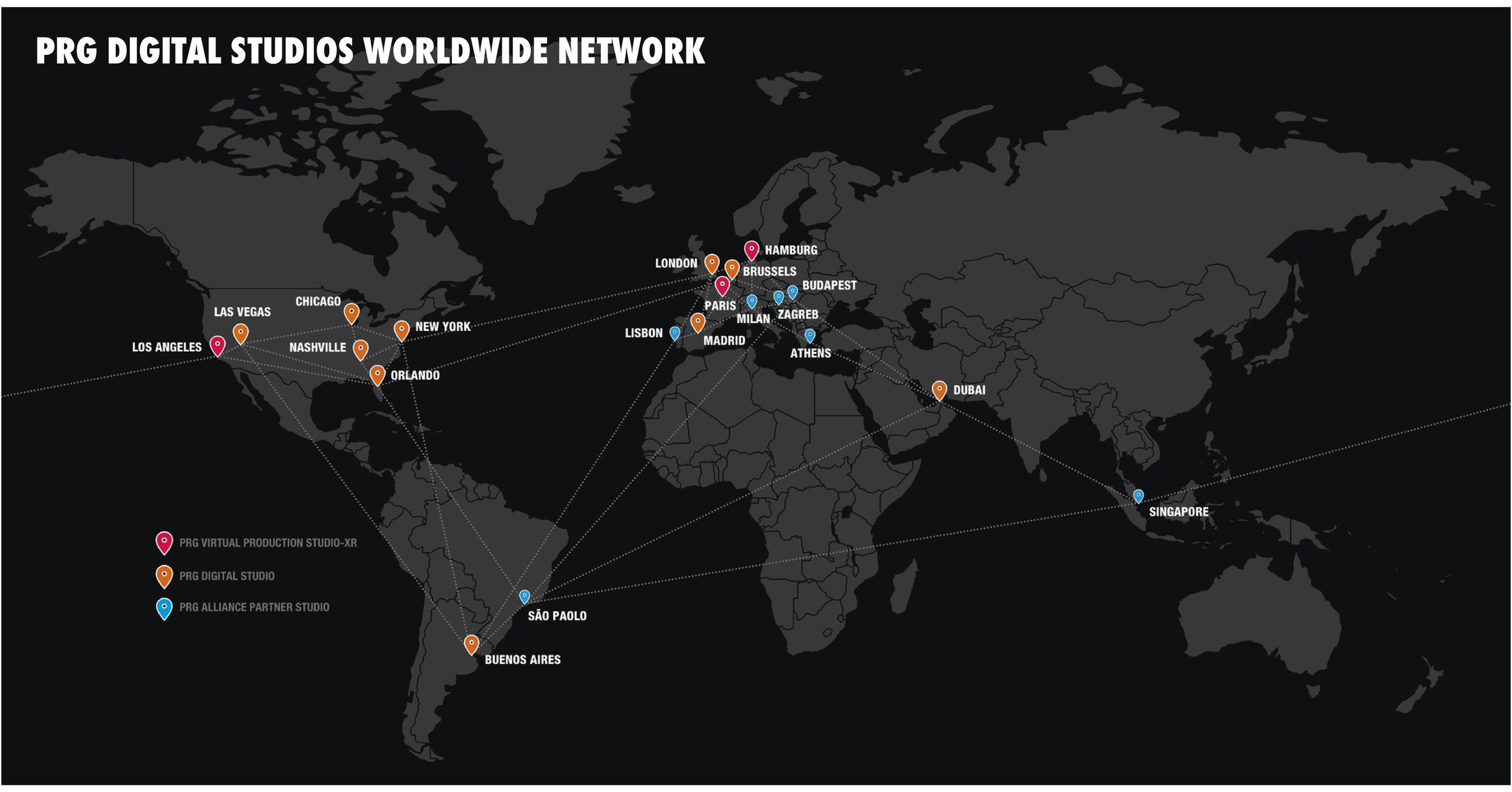 PRG Creates Digital Studios Worldwide to Meet Virtual Production Demand