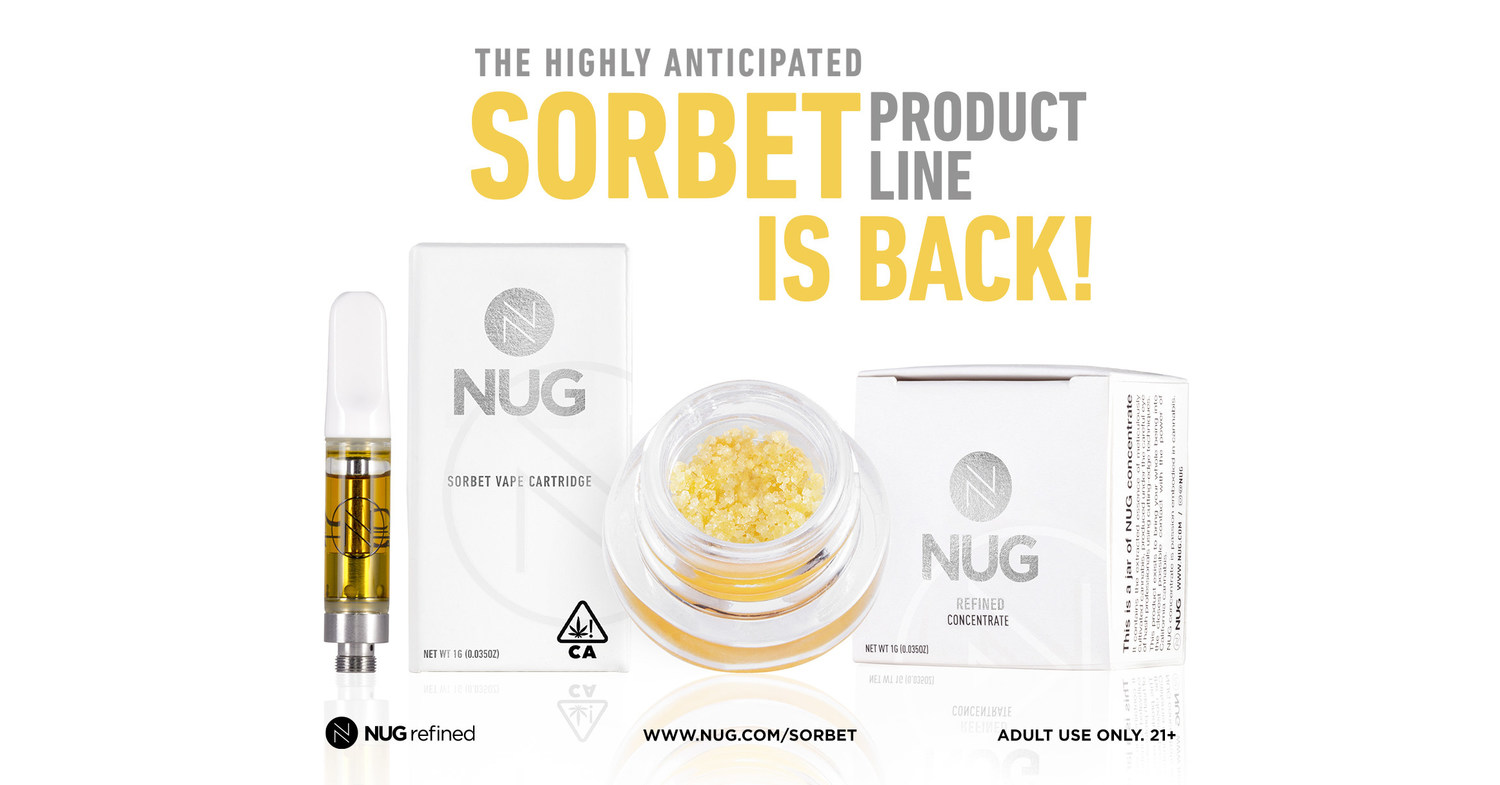 NUG's Cured Cannabis Concentrate, Sorbet, Makes its Highly Anticipated ...