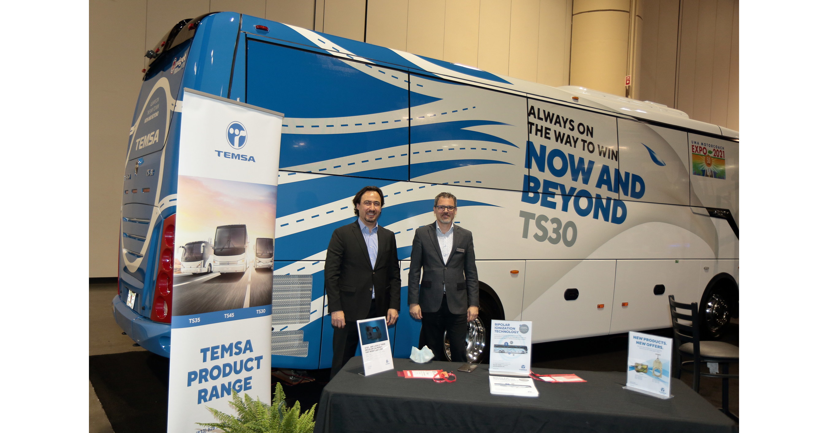 TEMSA Introduces the New TS30 at UMA Motorcoach Expo