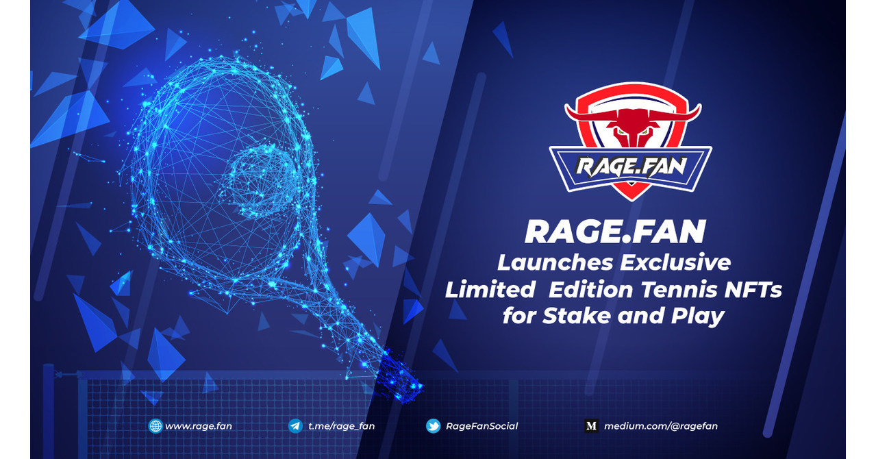 RAGEFAN Launches Exclusive Tennis NFT for Stake and Play