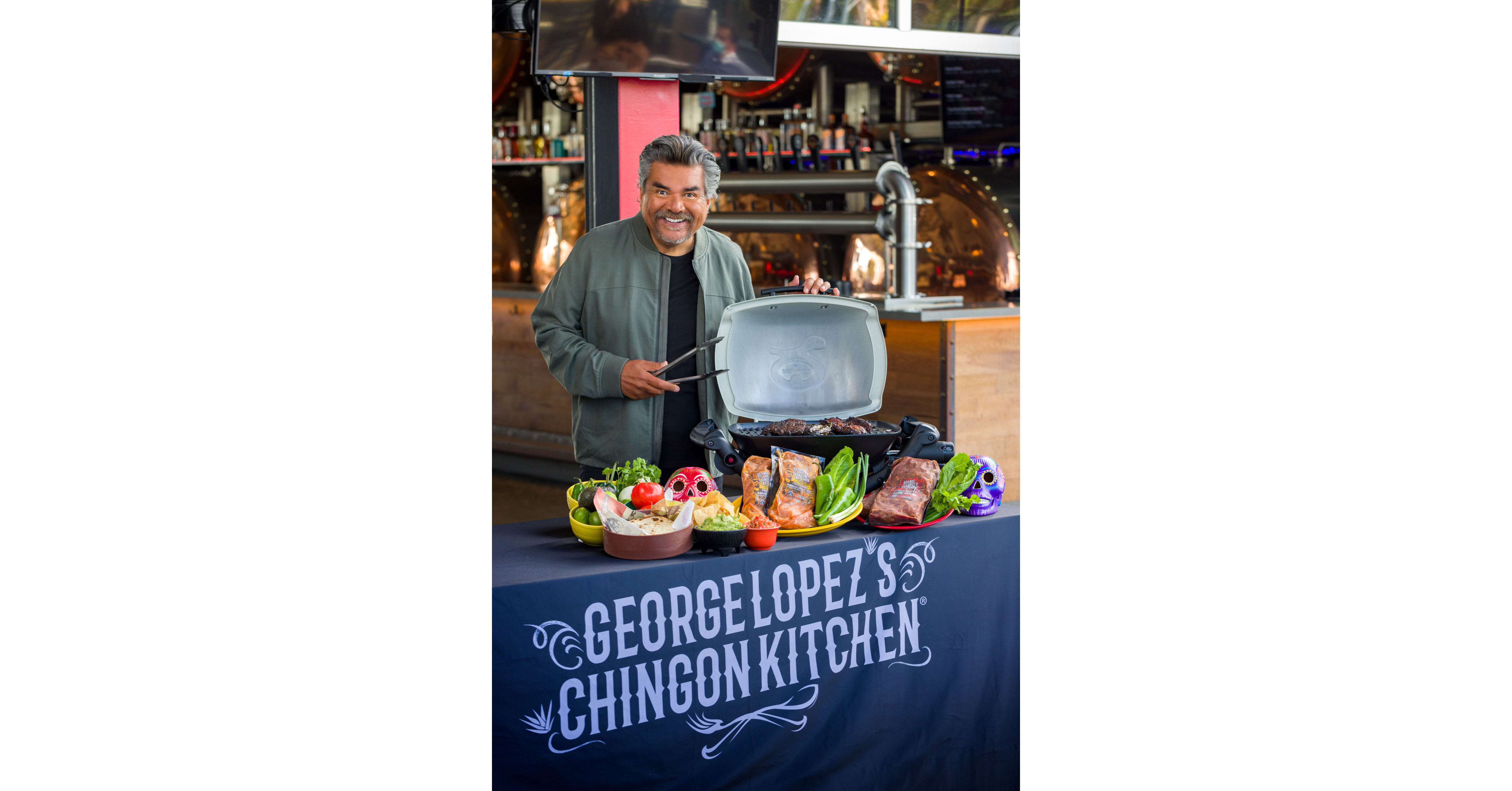 George Lopez Brewing Company And Chingon Kitchen Marinated Meats Now ...