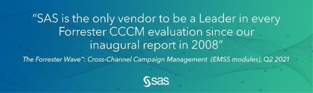 SAS named the only Leader in Cross-Channel Campaign Management for EMSS ...