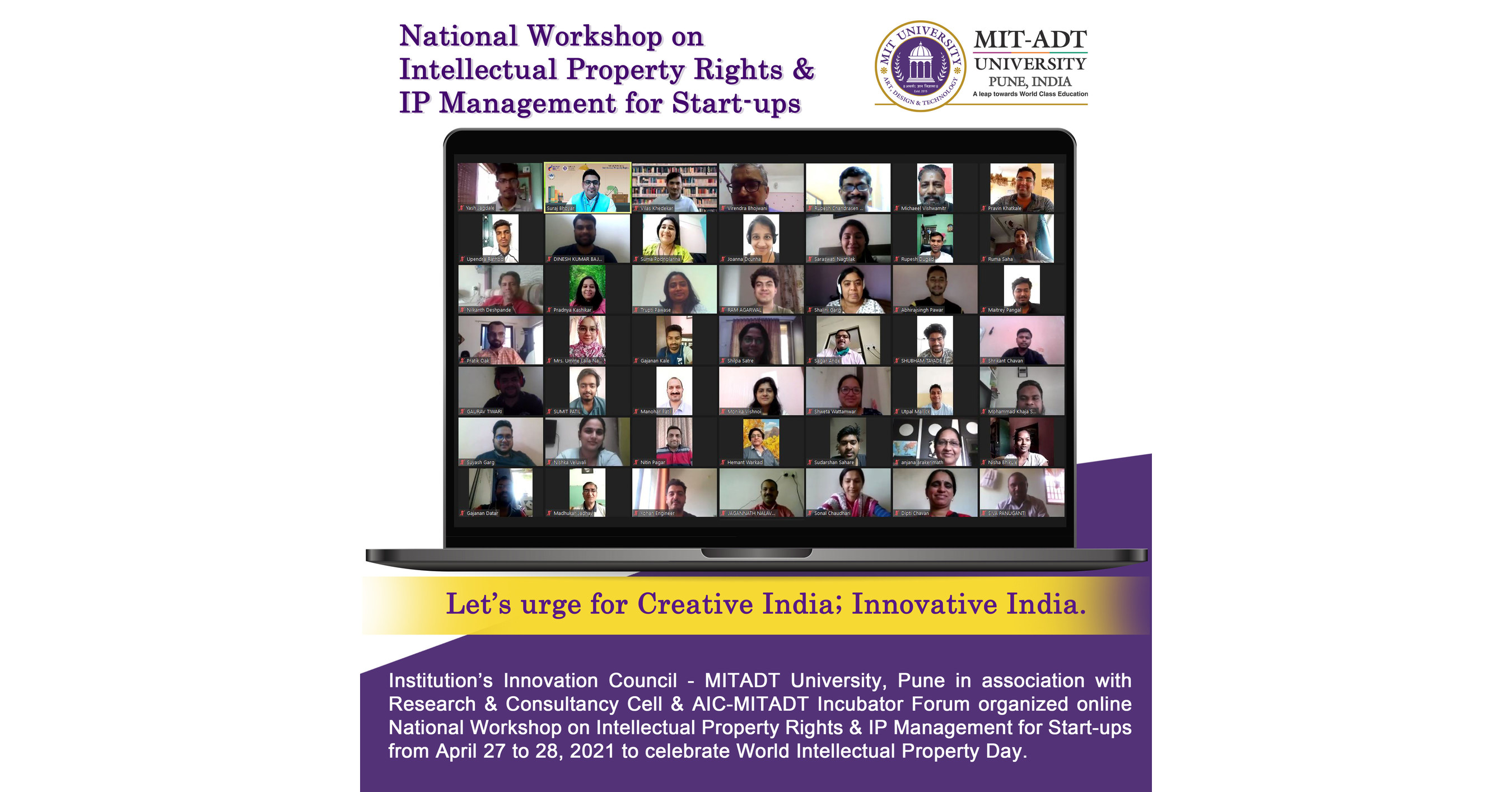 MIT-ADT University pledge to spearhead IP & Entrepreneurship movement ...