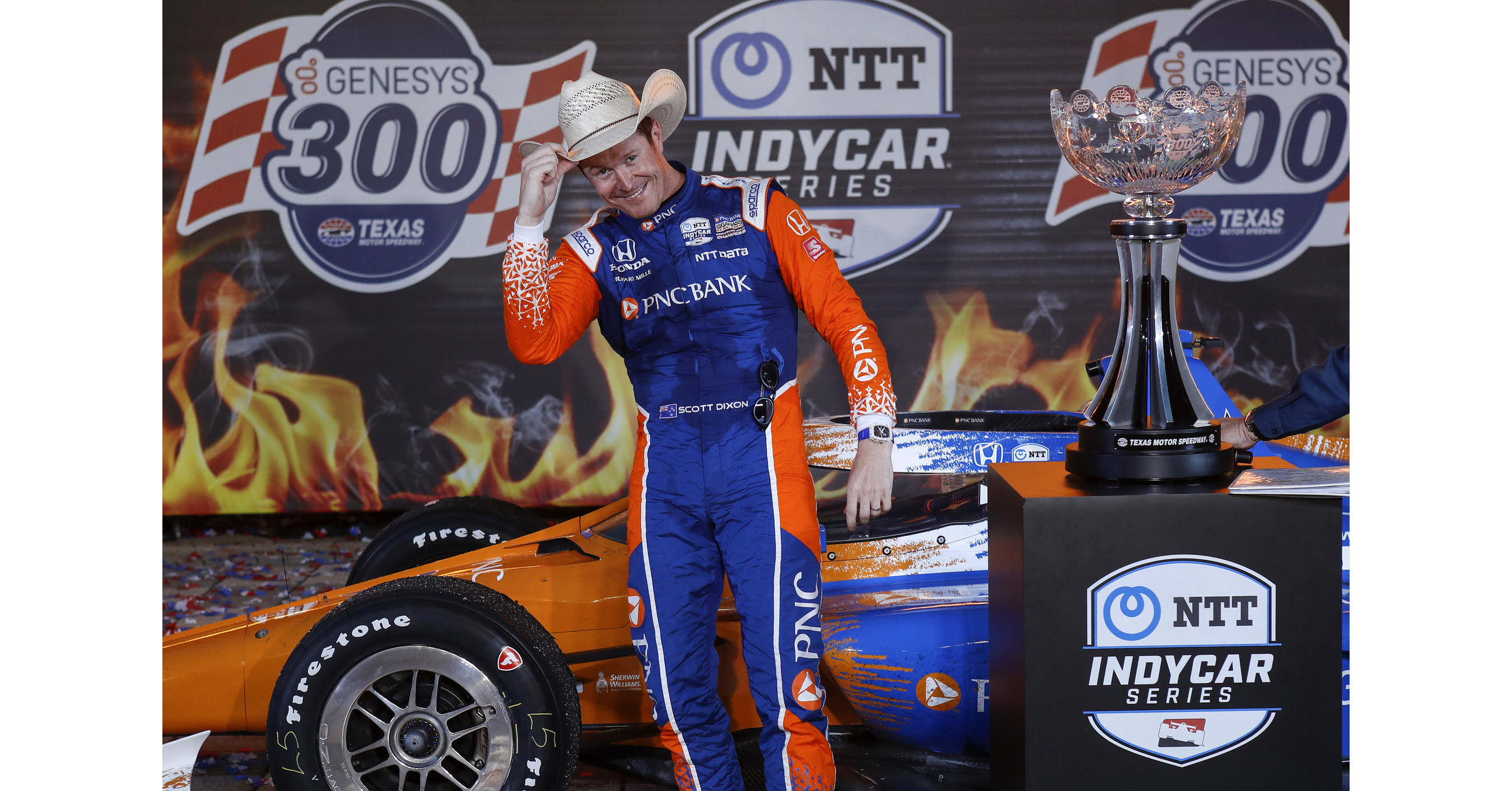 Dixon Dominates in Texas for Third Consecutive Honda Victory
