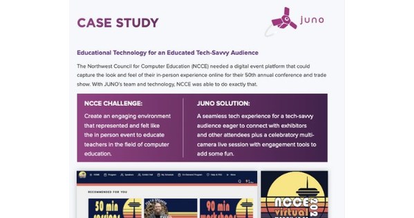 NCCE's 50th Convention Goes Digital with JUNO