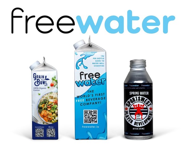 FreeWater, The World's First Free Beverage Company, Launches With A ...