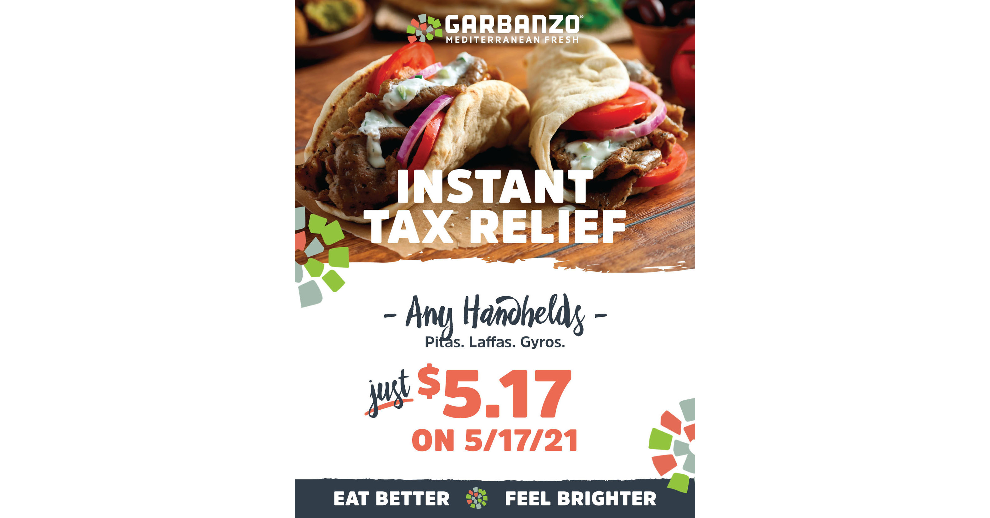 WOWorks Brands Give Guests a Healthy "Tax Break" with New Tax Day Promotion