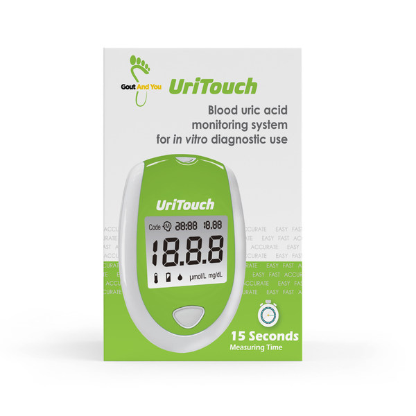 Uric Acid Monitoring System and Test Strips by UriTouch Launch on Amazon
