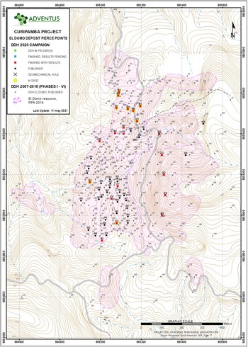 Adventus and Salazar Announce Drilling Results at the El Domo Deposit ...