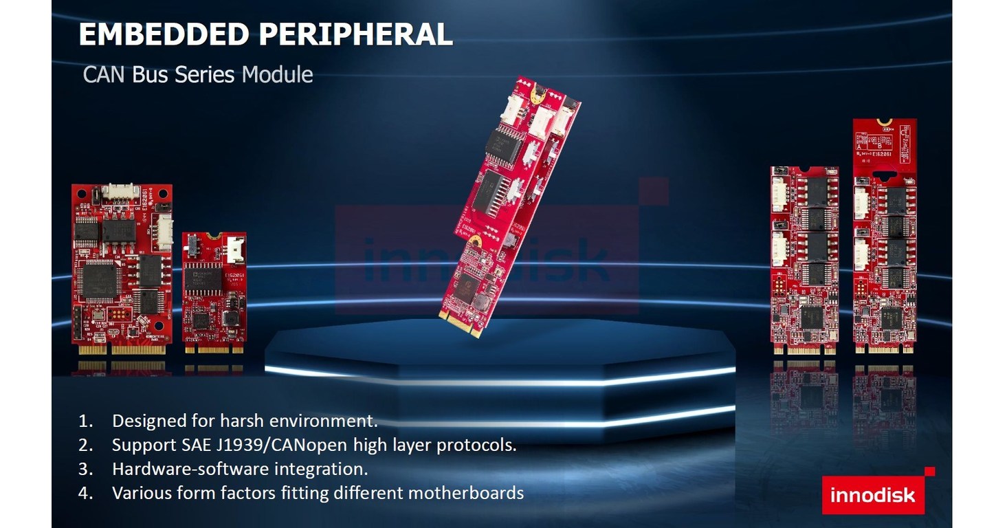 Innodisk Releases CAN Bus Modules for Unmanned Smart Systems