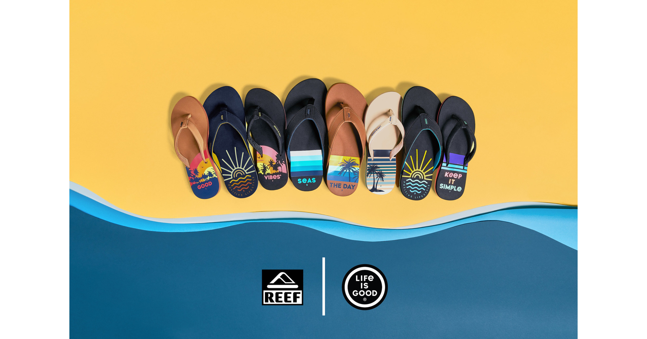 Life is Good® x REEF to Seas the Day Together with New Collaboration