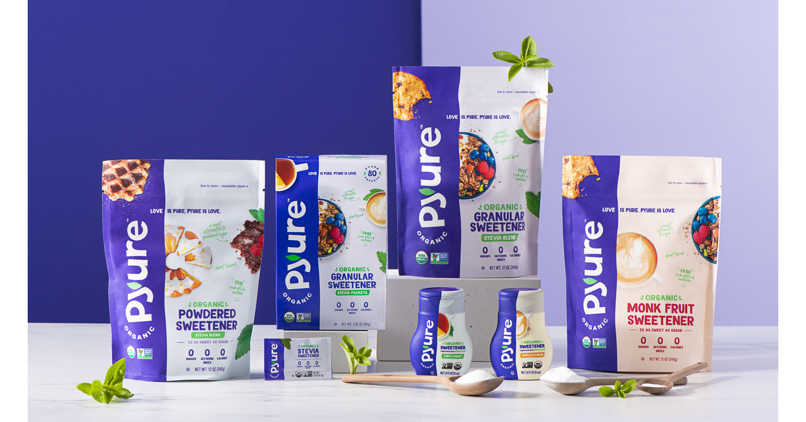 Pyure Organic Announces Rebrand of Plant-Based Sweetener Products