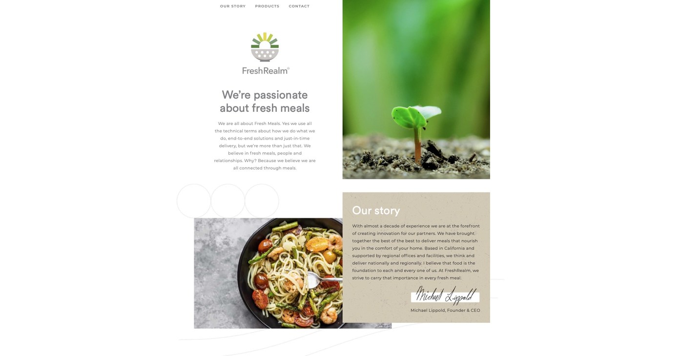 FreshRealm Strategic Repositioning to Lead High Growth Fresh Meal ...