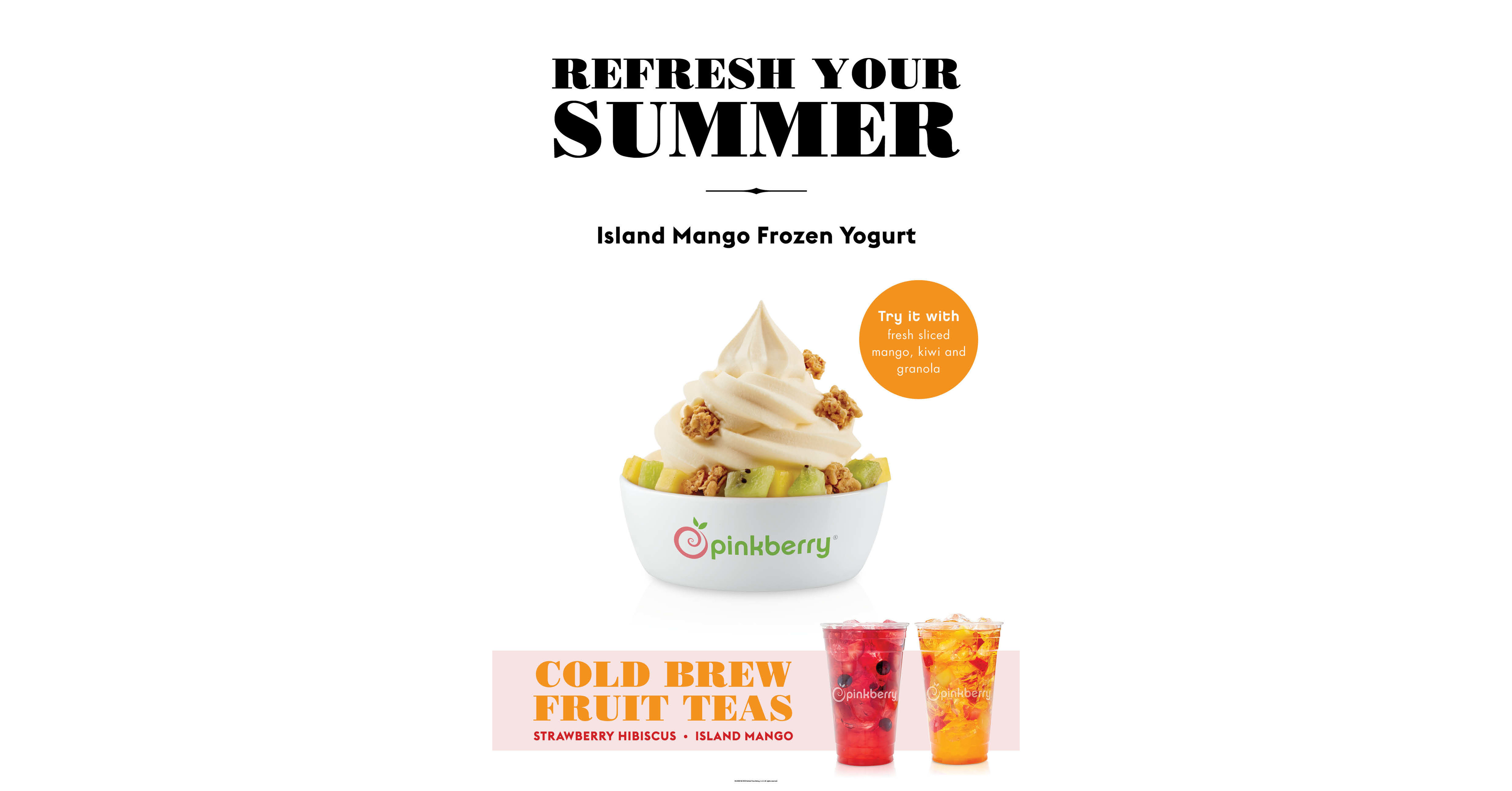 Pinkberry Welcomes Summer with Island Mango Frozen Yogurt and Cold Brew ...