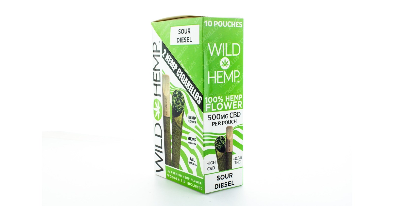 WILD HEMP® 100% Hemp Cigarillos Sales Blow Through Retail