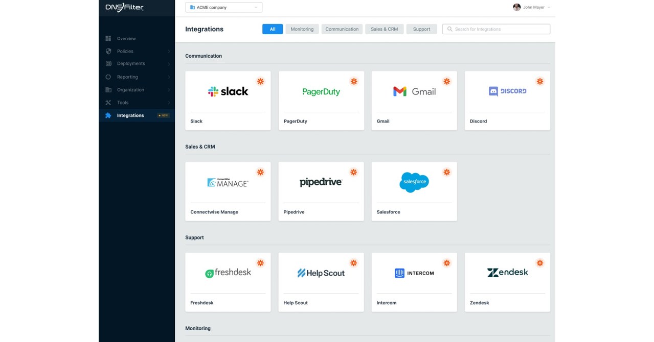 DNSFilter Announces Integration with Zapier and New One-Click Application Blocking Feature