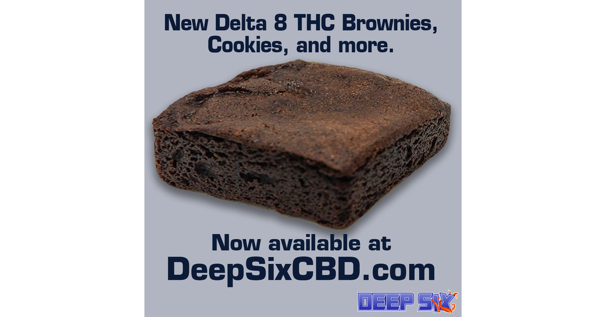 Deep Six CBD Debuts Delta 8 THC Baked Goods, Chocolate Bars Online ...