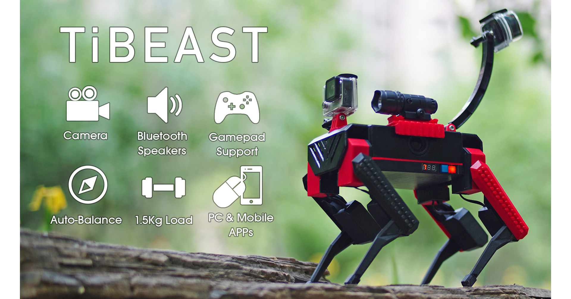 LEGO-Compatible Professional Robotic Dog at a Toy's Price