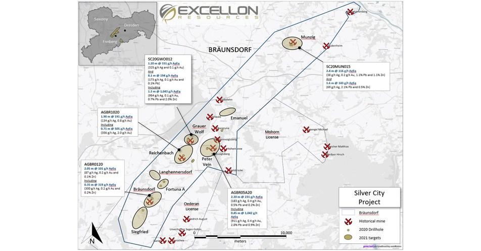 Excellon Outlines 2021 Silver City Drilling Program