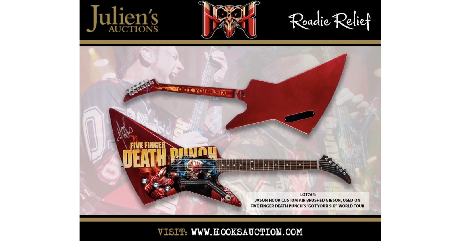 Heralded Musician/Guitarist/Songwriter Jason Hook Auctions Exclusive ...