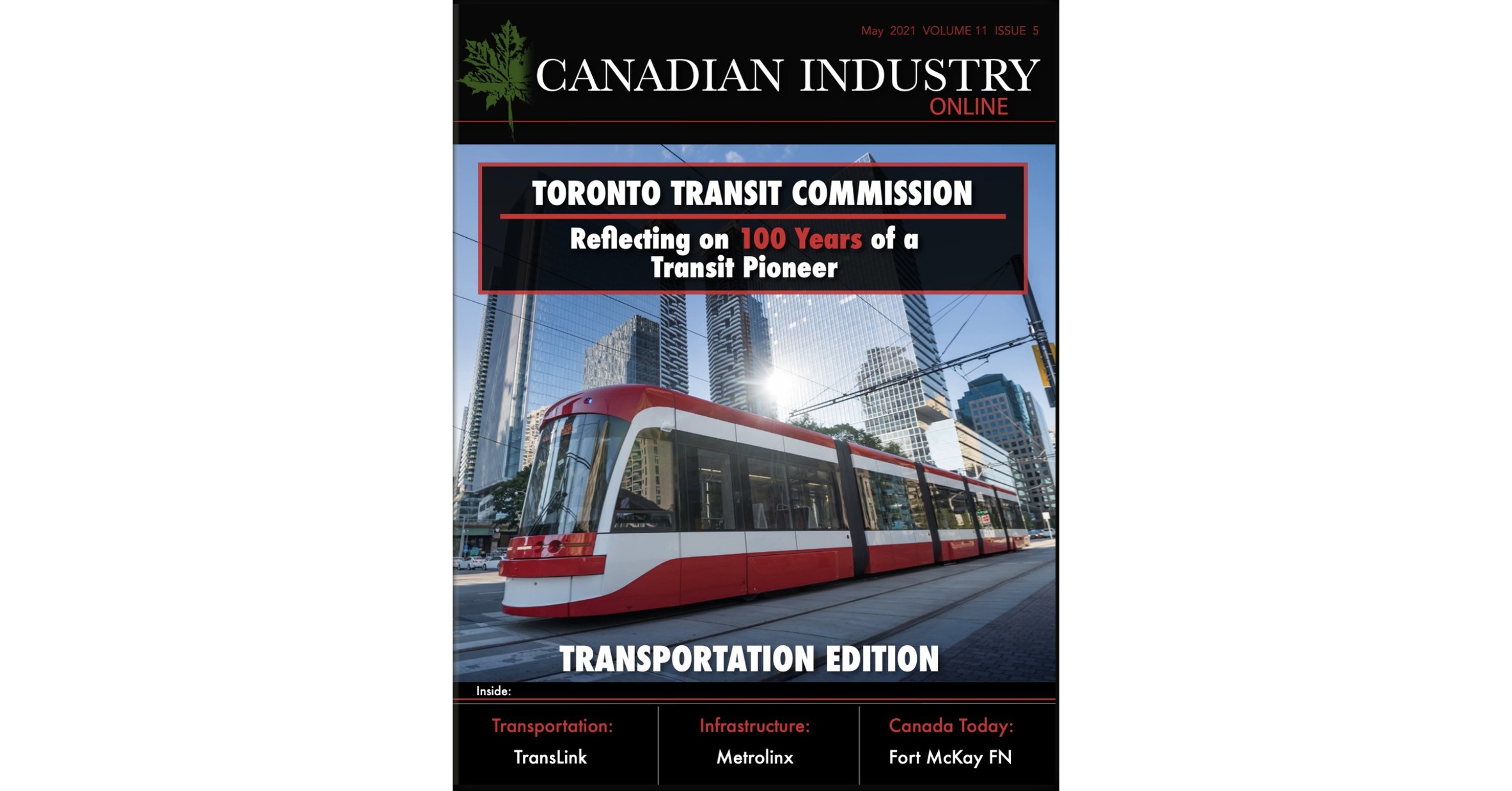 TTC Celebrates a Century of Operations in Canadian Industry Magazine
