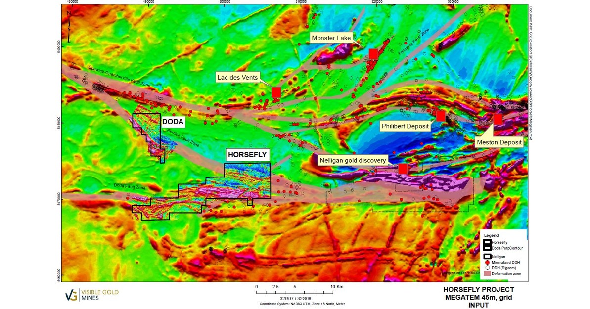 Visible Gold Mines Completed a Geophysical Airborne Survey On Horsefly ...