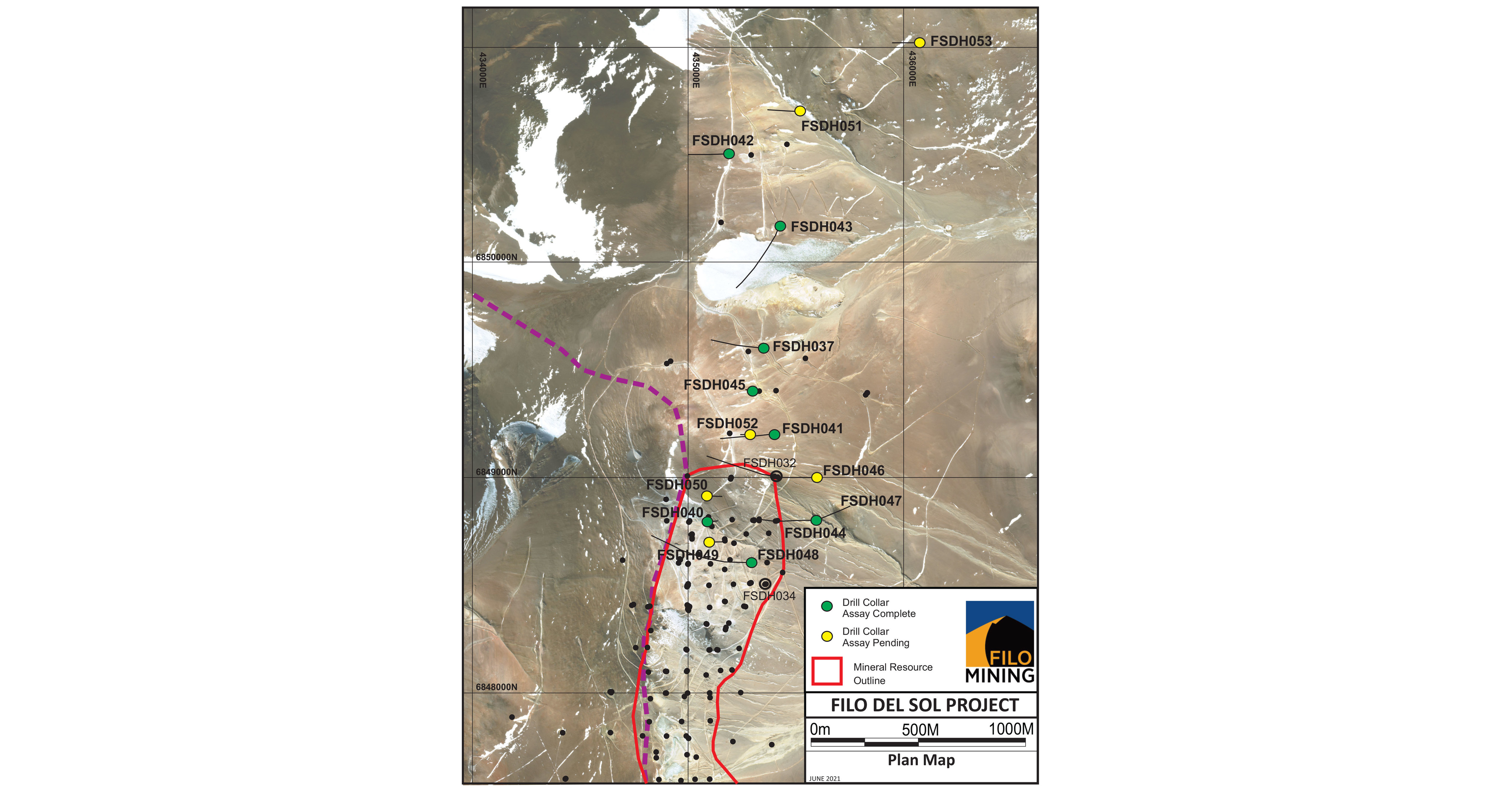 Filo Mining Reports 1,081m at 0.88% CuEq; including 352m at 1.16% CuEq ...