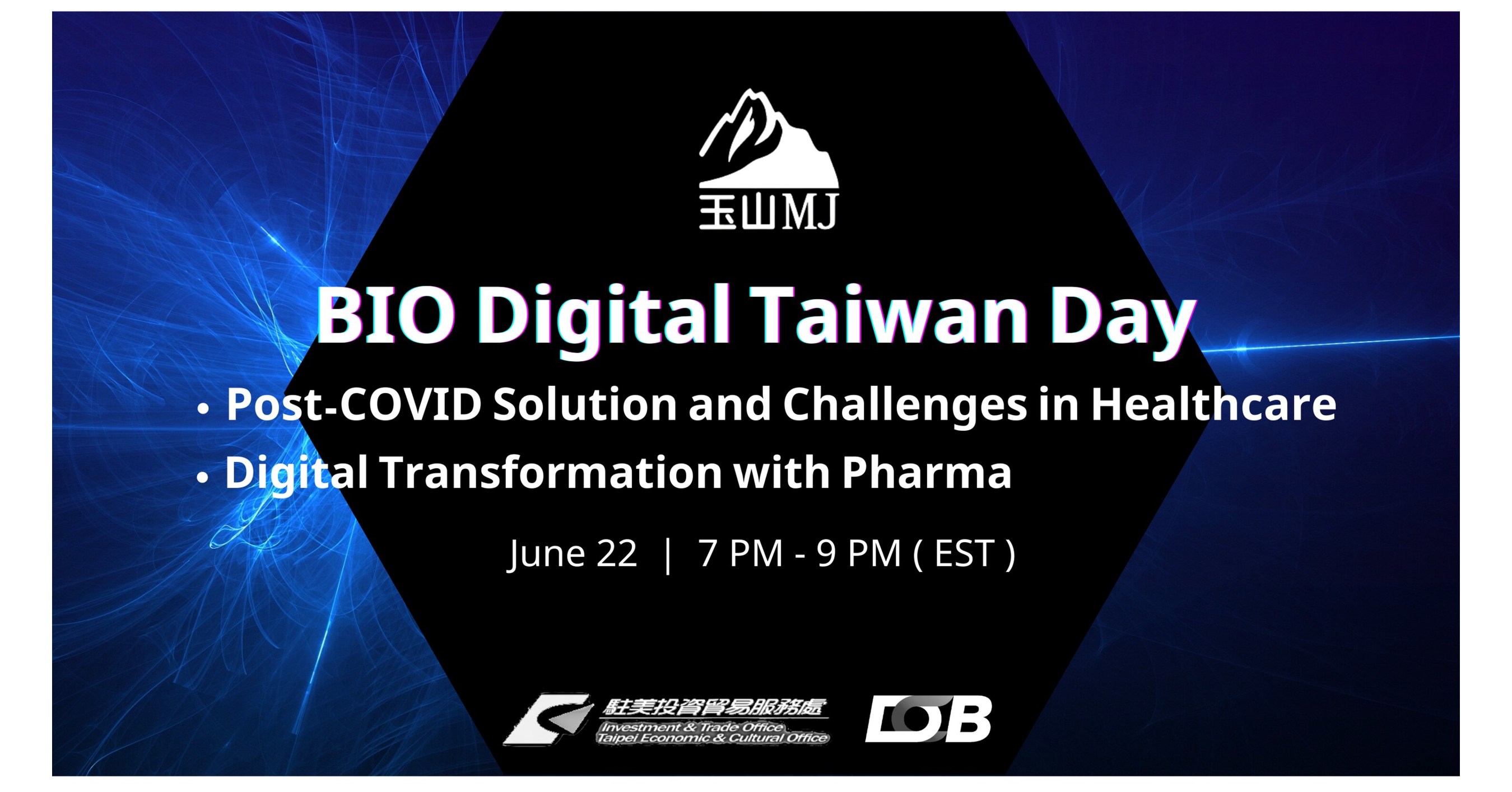 BIO Digital Taiwan Day will be held on June 22
