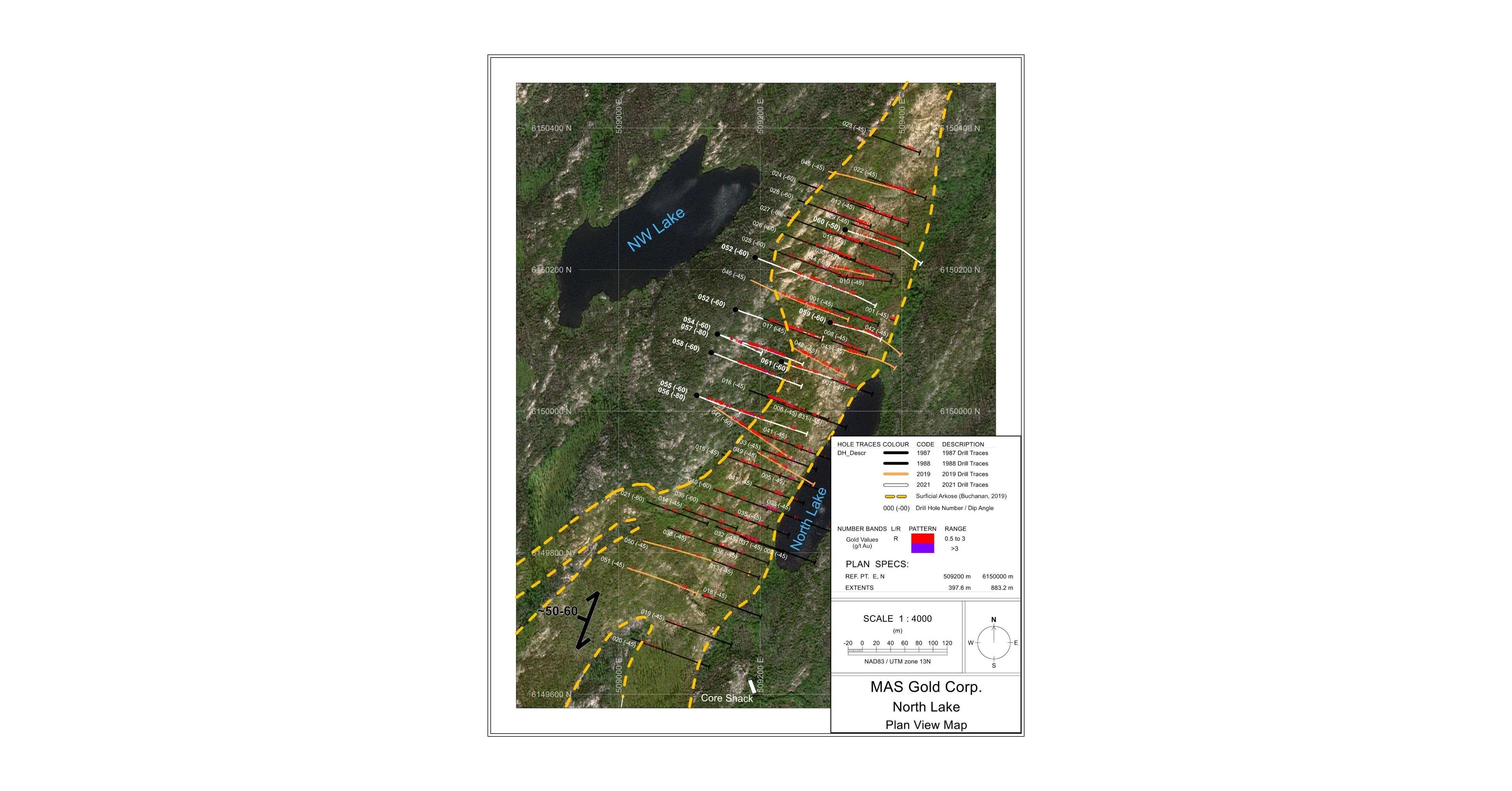 MAS Gold Provides Final North Lake Drill Results