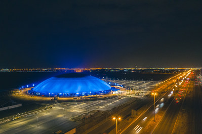 Jeddah Superdome features site-made Geometrica structure
