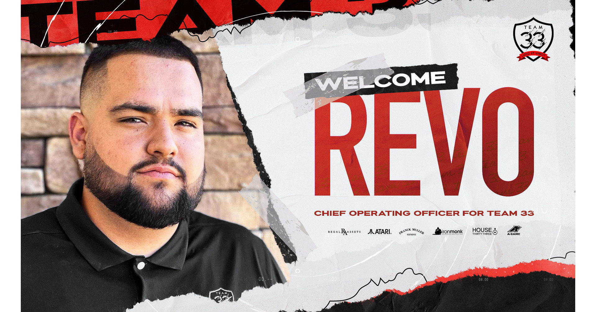 Team 33 Appoints Joseph "33 Revo" Rini as COO and Reveals Some of Their ...