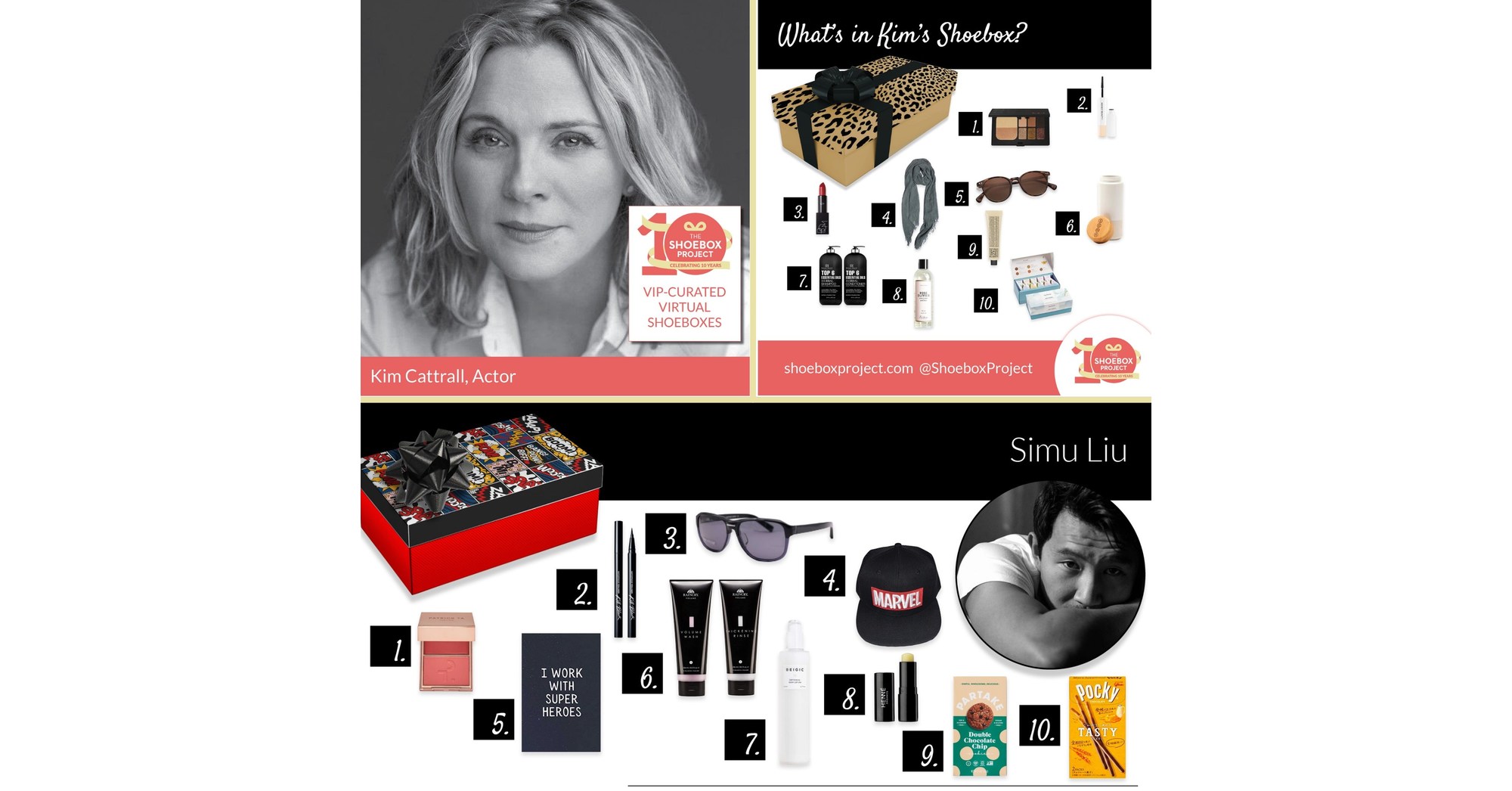 The Shoebox Project Celebrates 10 Years with 10 Celebrity Curated Gift ...