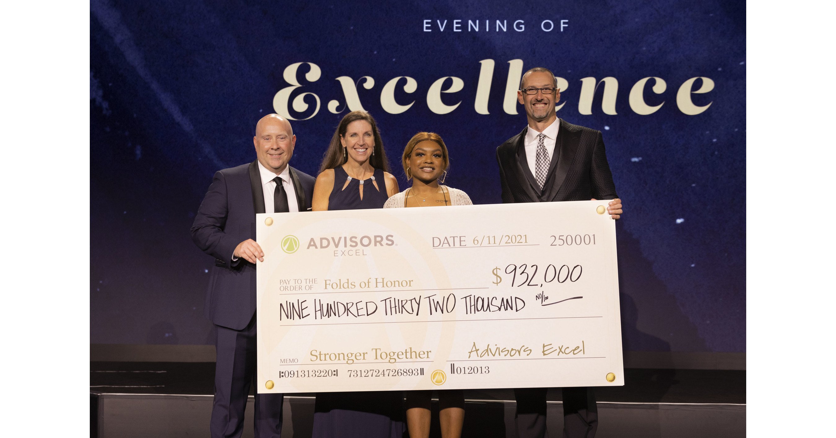 Advisors Excel Event Raises Nearly $1M for Folds of Honor
