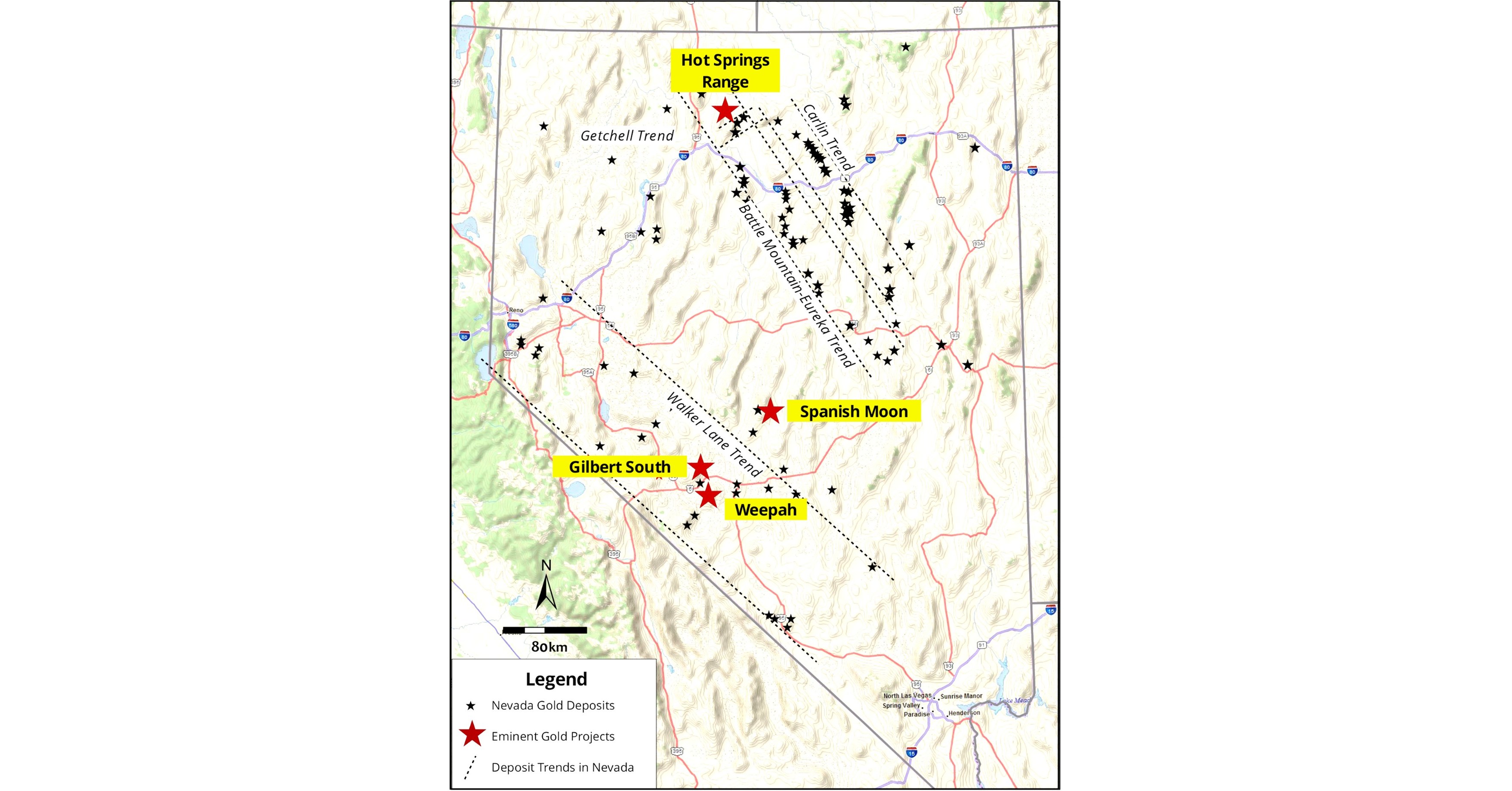 Eminent Acquires Option to Purchase Gilbert South Property in Nevada