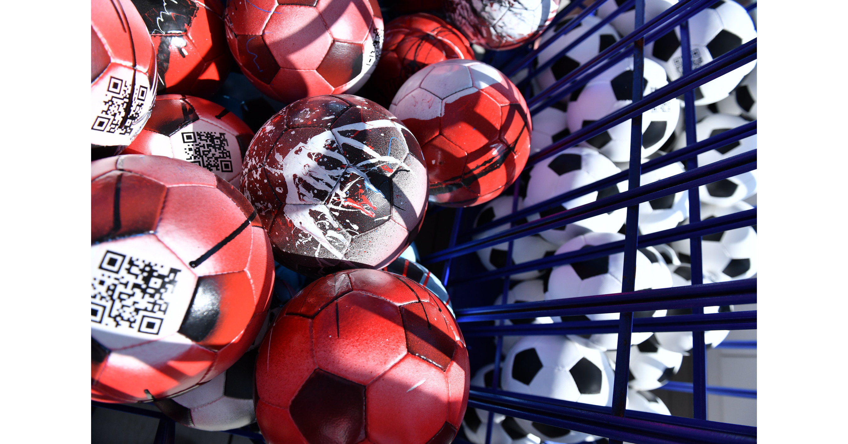 NFT Trophy UEFA EURO 2020: art installation disassembled for 3D scanning