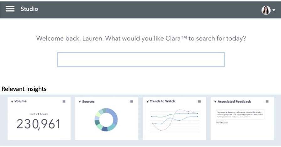 Clarabridge Debuts Clara™ the World's First Intelligent Search ...