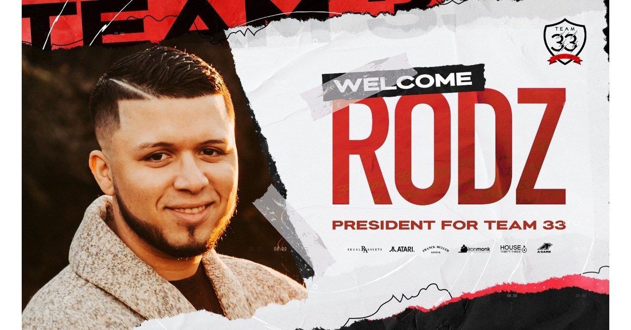 eSports Team Known as Team 33 Appoints Luis Rodriguez (Known as 33 Rodz ...