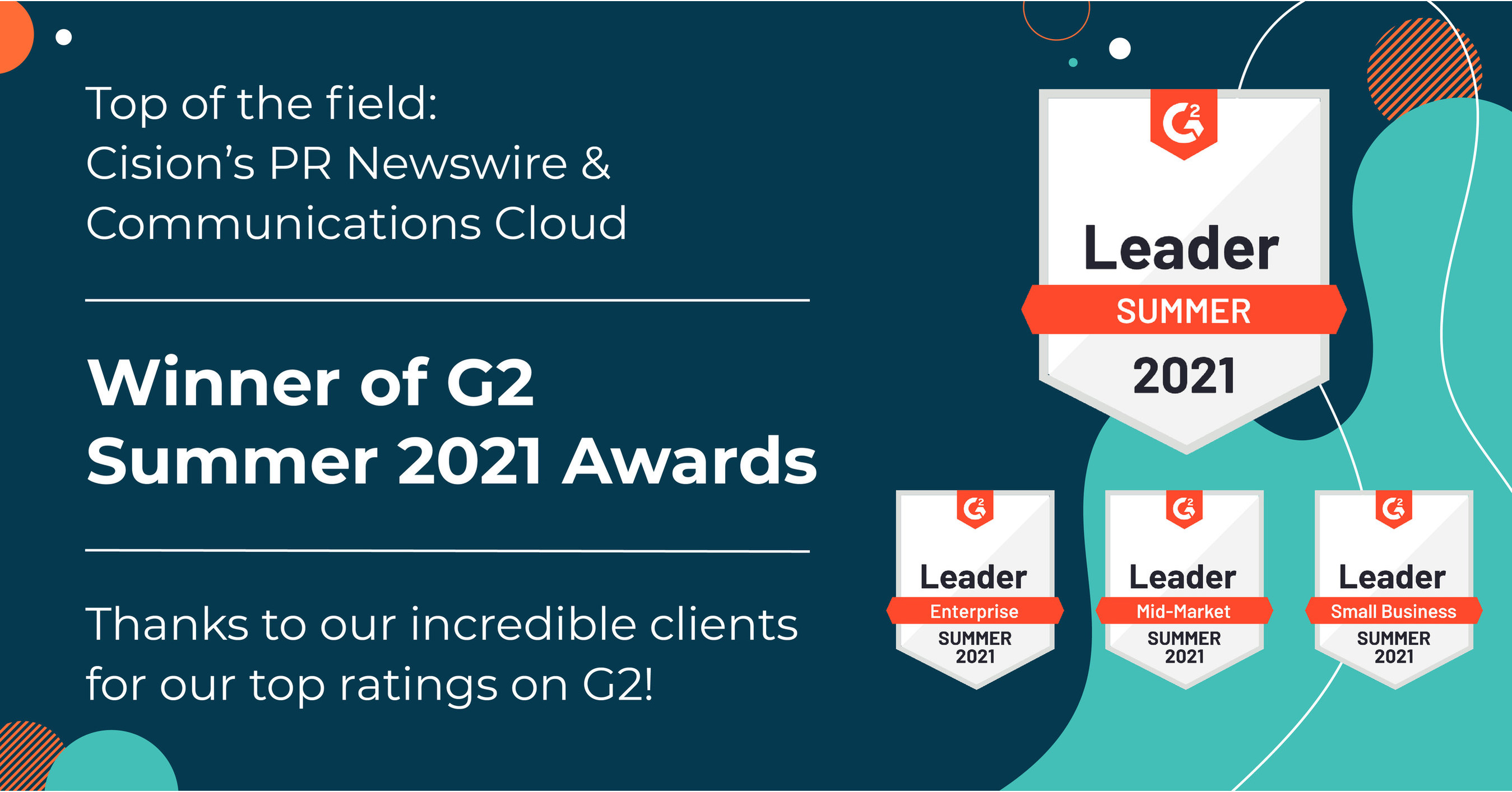 PR Newswire, Cision Communications Cloud rank among best, according to G2