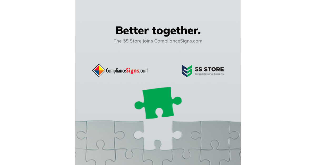 The 5S Store Merging with ComplianceSigns.com