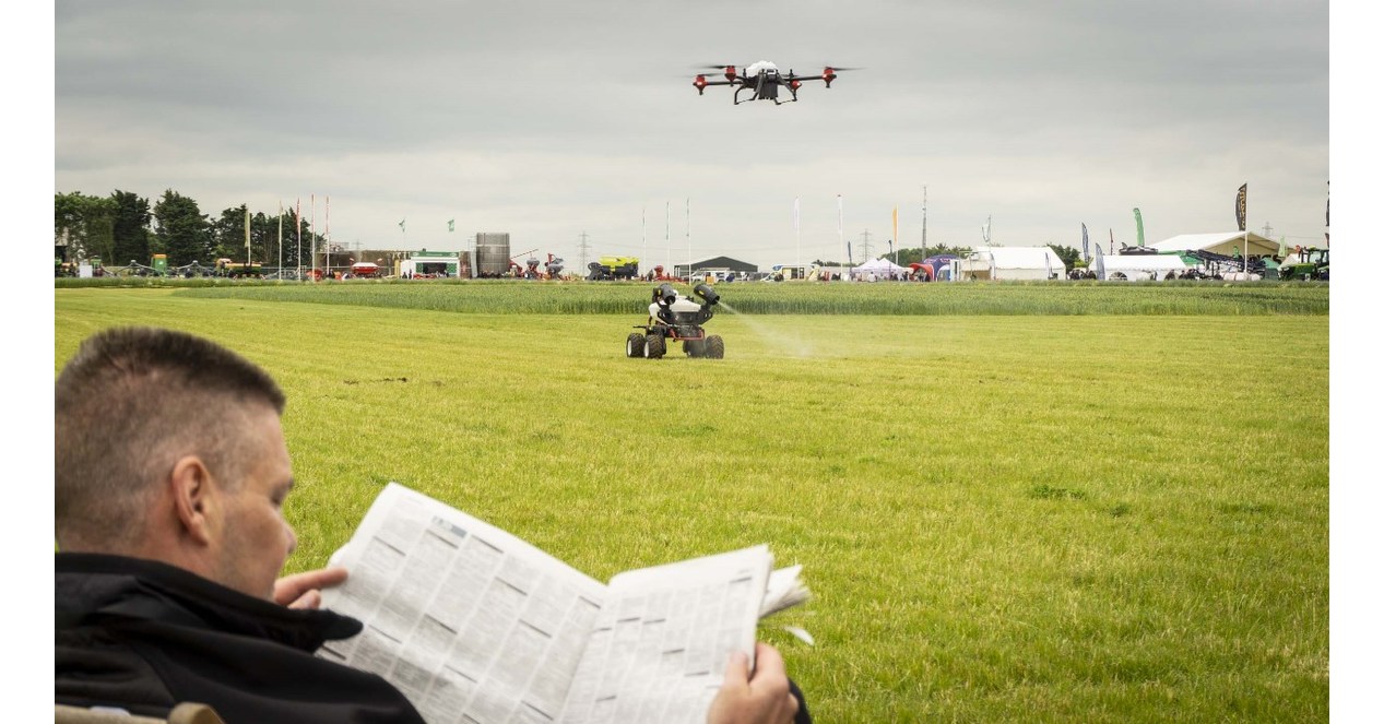 XAG Low-carbon Farm Robots Exhibited at UK's Cereals Agricultural Show