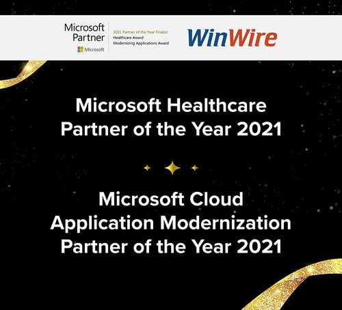 WinWire Recognized in 2021 Microsoft Partner of the Year Awards for Healthcare as well as Cloud ...